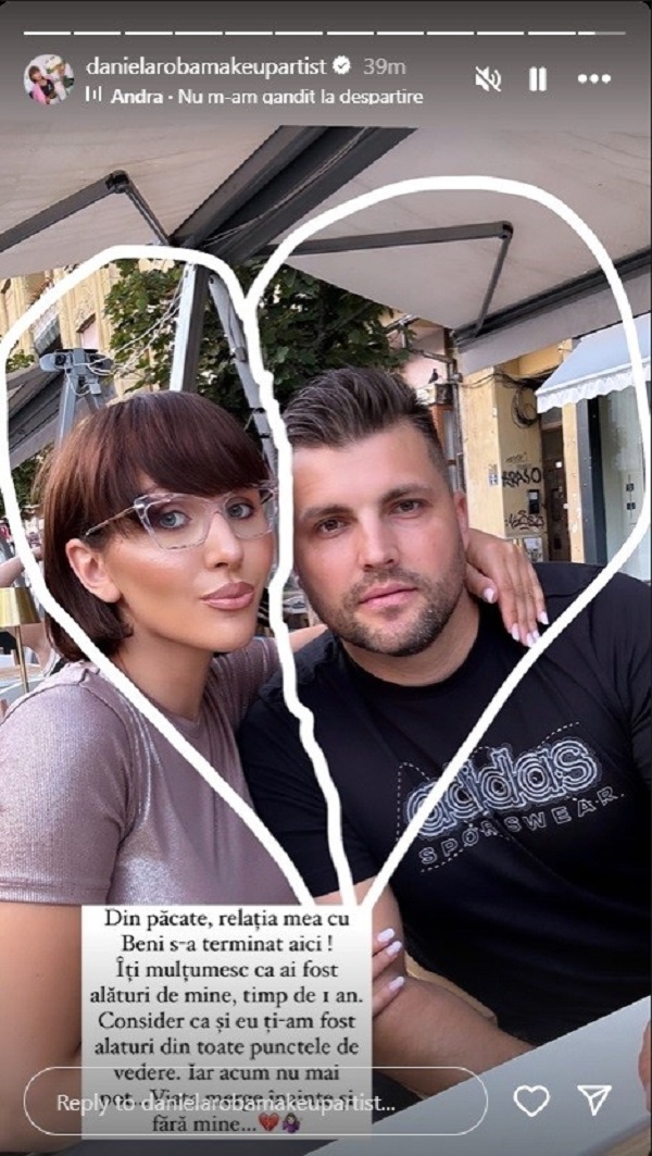 Dana Roba s-a despărțit de iubitul ei. A făcut chiar ea anunțul | DivaHair.ro